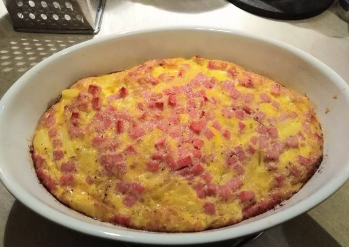 Ricetta Finto rosti di patate al forno con prosciutto cotto di Beatrice ...