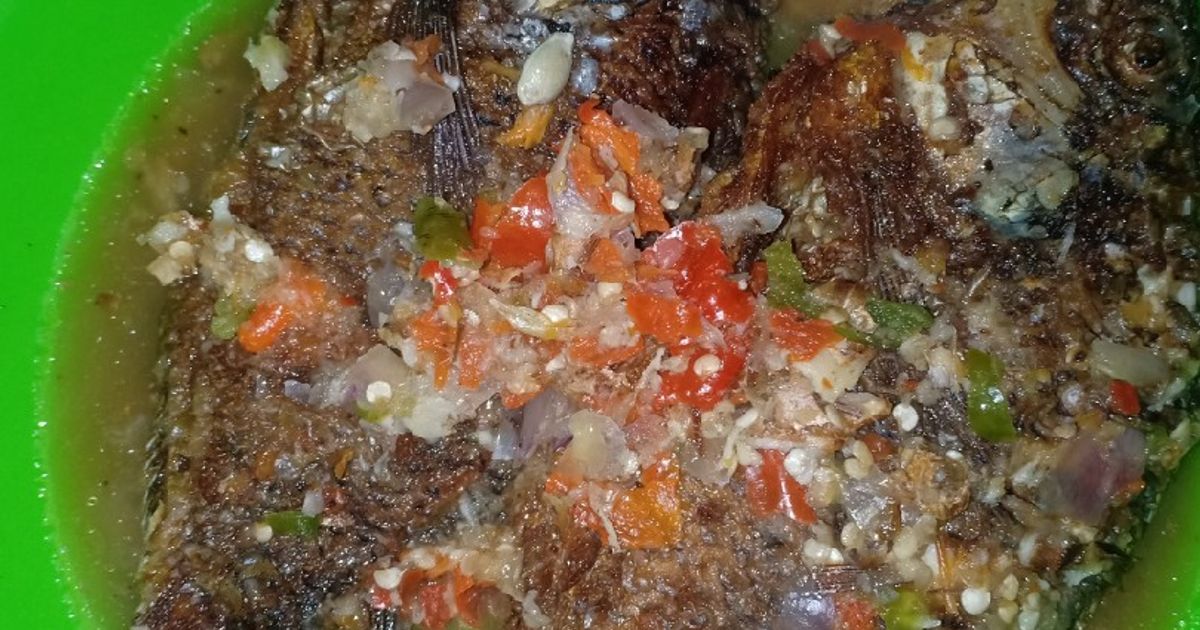 Resep Cobek Ikan Nila oleh Karmila - Cookpad