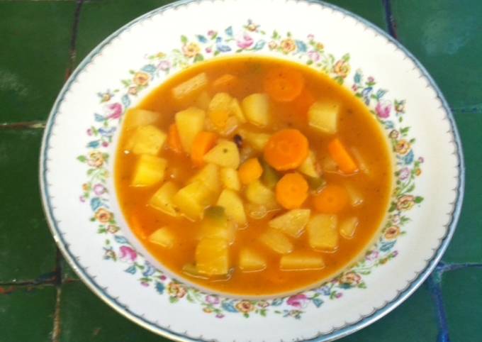 Sopa cubana de verduras Receta de Mercedes Cossío- Cookpad