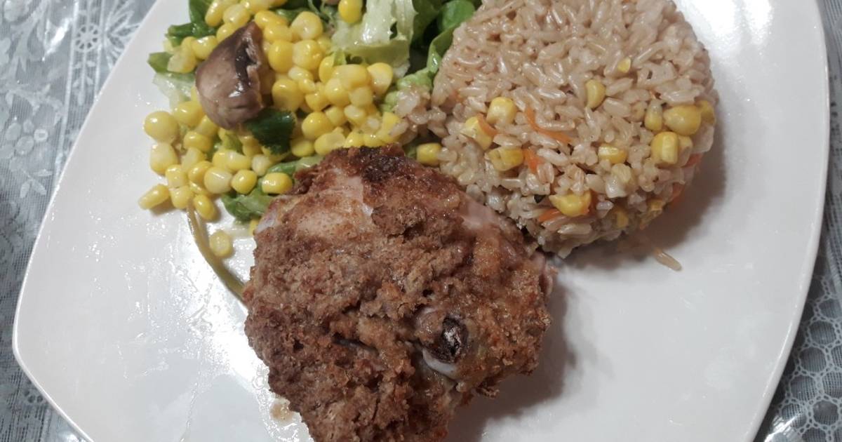 Pollo apanado con harina - 45 recetas caseras- Cookpad