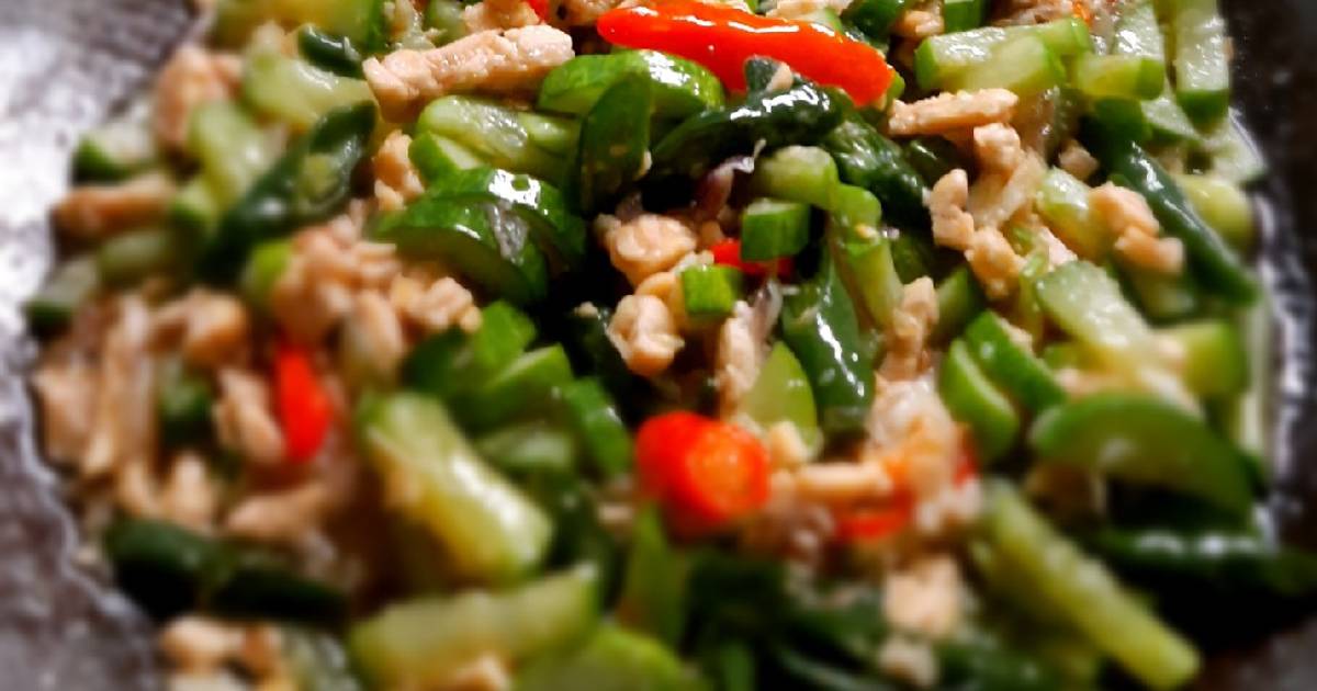Resep Tumis timun tempe oleh Mayra - Cookpad