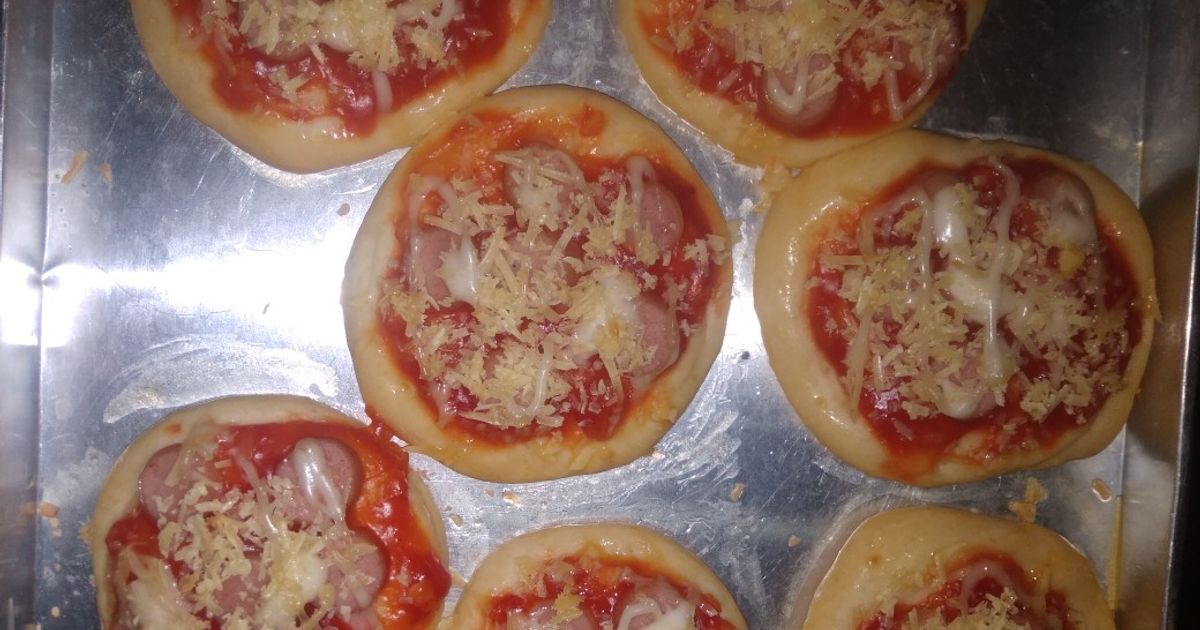 Resep Pizza Mini Oven Tangkring oleh Bunda Jasmine - Cookpad