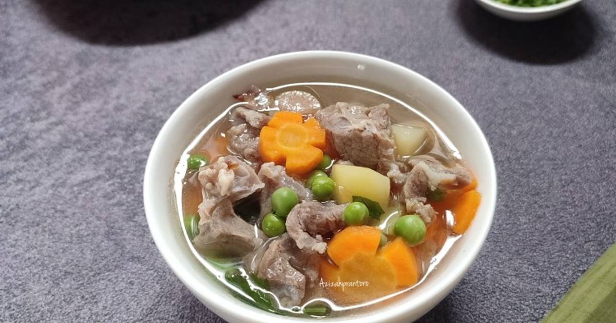 56 resep sop daging kacang polong enak dan mudah - Cookpad