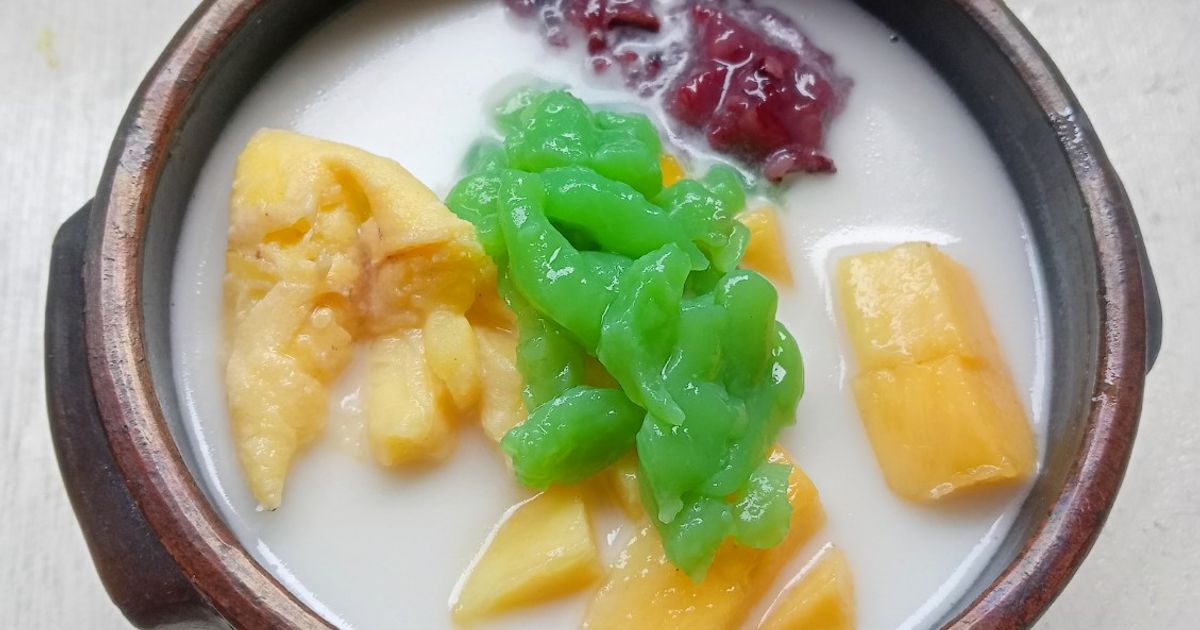 Resep ketan mangga es rumahan enak dan mudah - Cookpad