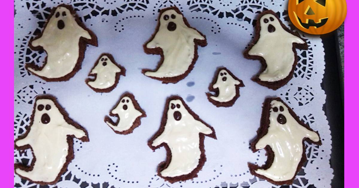 Recetas fáciles para Halloween, fantasmas de chocolate Receta de ...