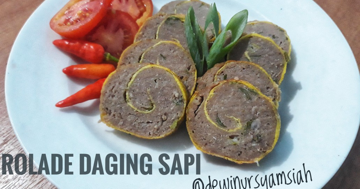 Resep Rolade Daging Sapi Endeuss 🍥😄 oleh Dewi Nursyamsiah (Pawon DEWI ...