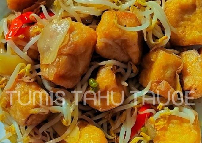 Resep Tumis Tahu Tauge oleh Luthfitri Puspitasari - Cookpad