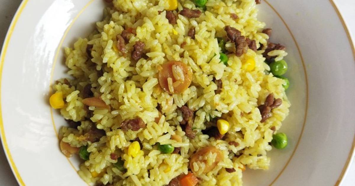 Resep Nasi Goreng daging sapi oleh Nyonya Farhan - Cookpad