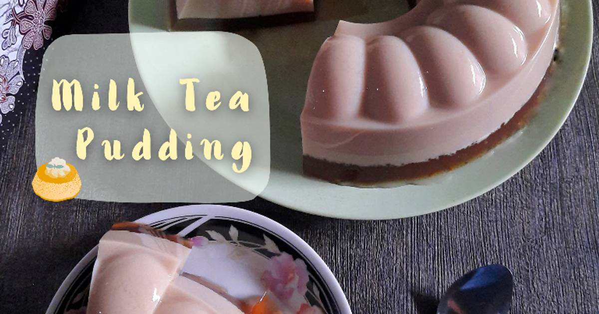 Resep Milk Tea Pudding oleh Koki Bayi 🍭 - Cookpad