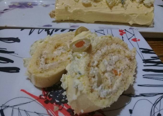 Pionono arrollado de pollo Receta de Lucia Modugno - Cookpad