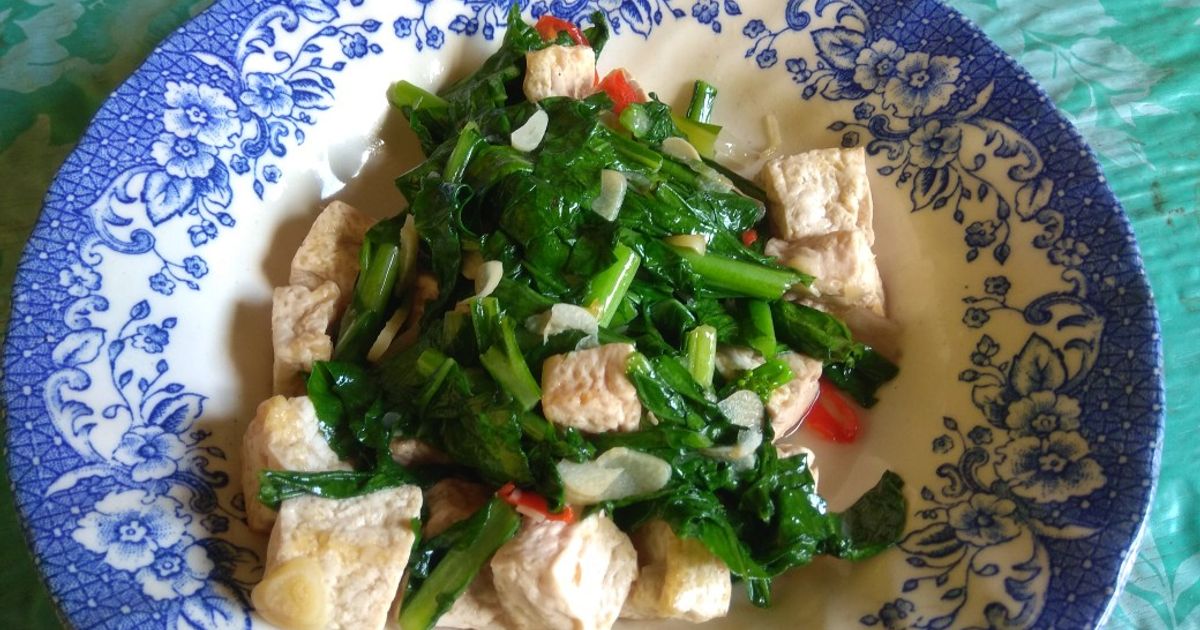 Resep Cah Caisim Tahu oleh Saluna Mahira - Cookpad