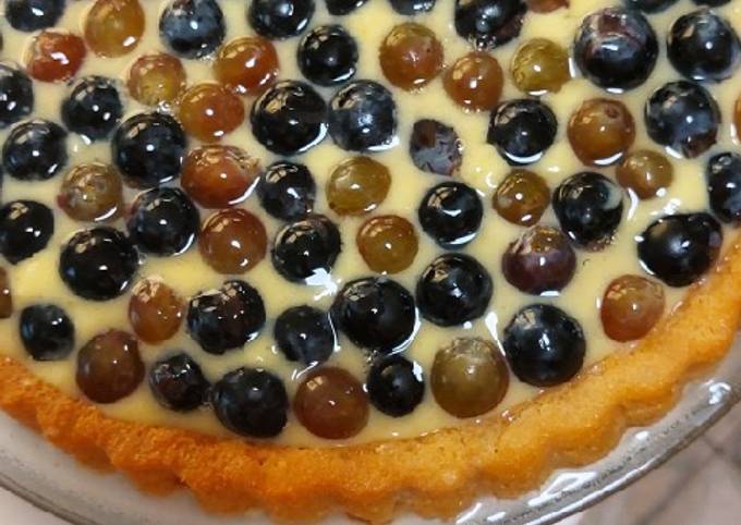 Szöllős gyümölcstorta | Kucserkáné Szűcs Zsuzsanna receptje - Cookpad ...
