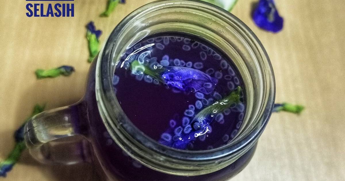 Resep Teh Telang Selasih oleh Arum_Kusuma - Cookpad