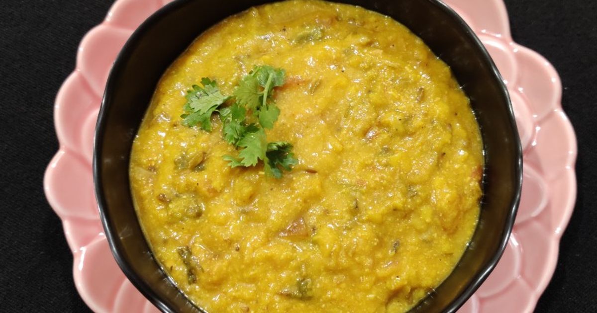 Green Moong Toor Dal Tadka Recipe by rama - Cookpad