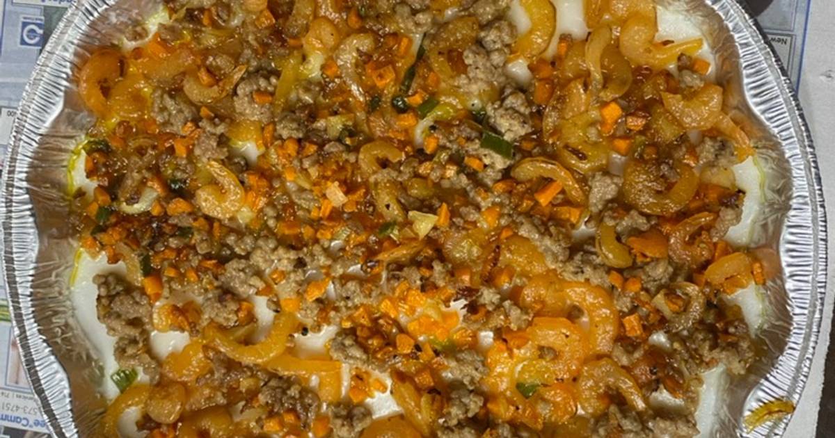 Cách Làm Món Bánh bò mặn (bánh đúc) của Tuệ Nhi - Cookpad