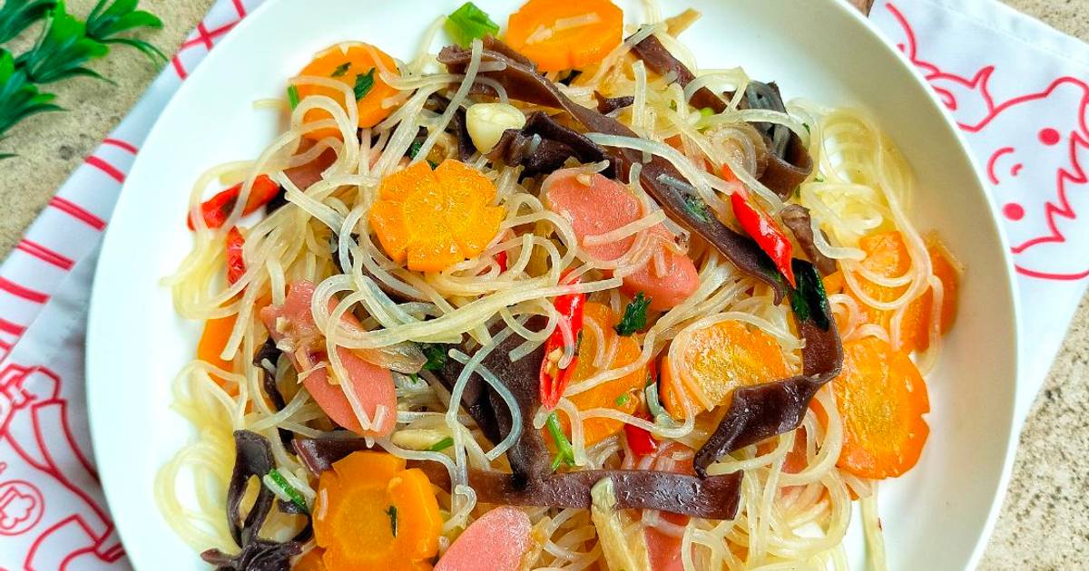Resep Bihun Goreng Jamur Kuping oleh Ayu (Mama Aura) - Cookpad