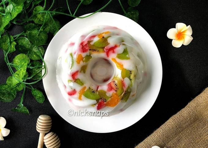 Resep Tutti Frutti Pudding oleh Enik Sulistyawati - Cookpad