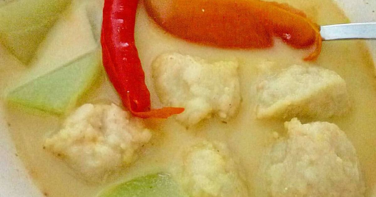 Resep Bola Ikan Kuah Santan / Celimpungan Ala Ala oleh Yohana Febrita ...