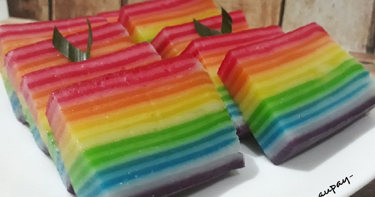 Resep Lapis Sagu (Pepe) Rainbow #Pr Lapistradisional oleh Mama Upay ...