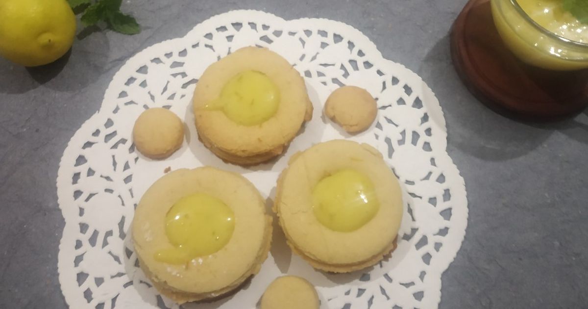 Avani Parmar દ્વારા રેસીપી લેમૉન કર્ડ કૂકીઝ (Lemon Curd Cookies Recipe ...