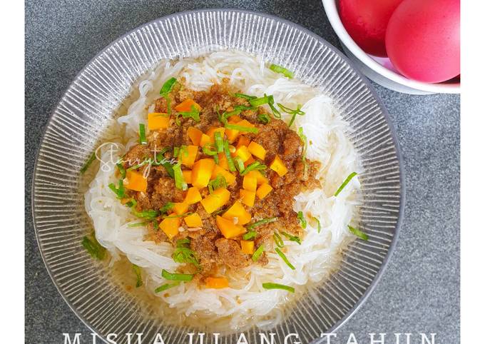 Resep Misua Ulang Tahun oleh Christa - Cookpad