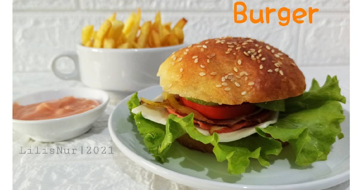 2.584 resep hamburger rumahan enak dan sederhana ala rumahan - Cookpad