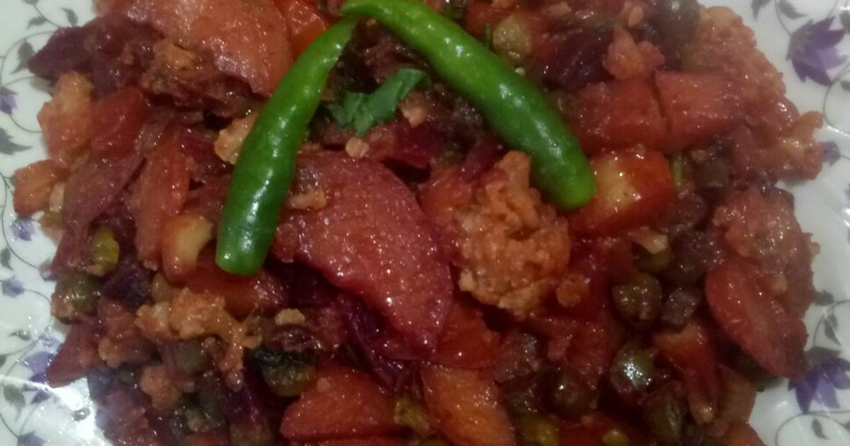 Mix veg sabzi Recipe by Farha Naaz - Cookpad
