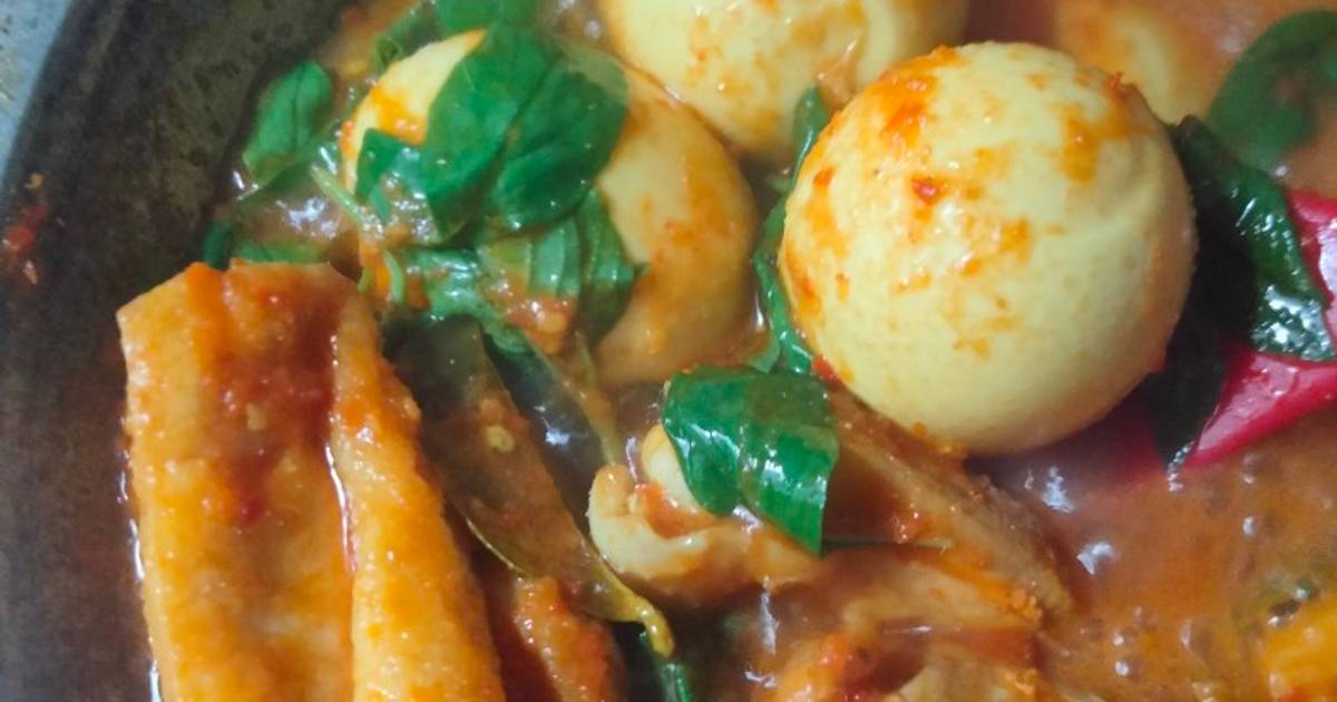 Resep Rica Bali telur,tahu &ayam simple oleh Dapur Simple - Cookpad