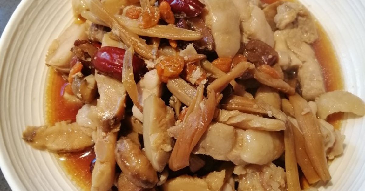 Steam Chicken With Dates Recipe By Meme
