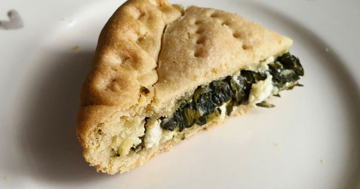 σπανακόπιτα με φέτα εύκολη και γρήγορη με σπιτικό φύλλο Συνταγή από τον ...