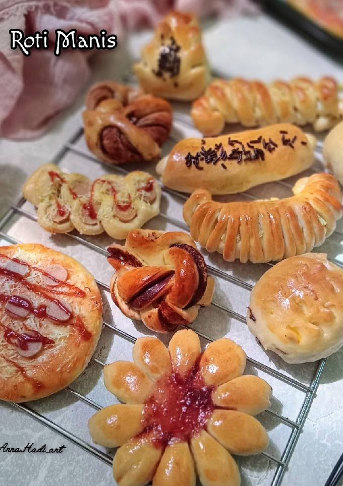 Resep Roti Manis (Basic Soft Bun) oleh Anna Hadi_ant - Cookpad