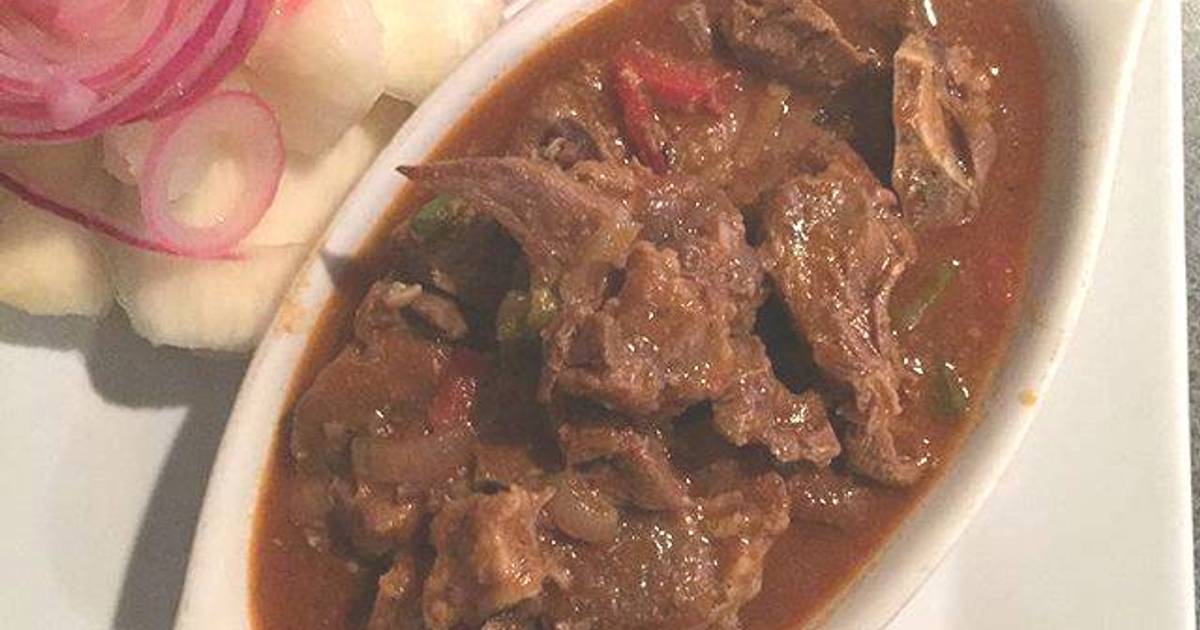 Chivo Guisado Receta de Chef Diosa- Cookpad