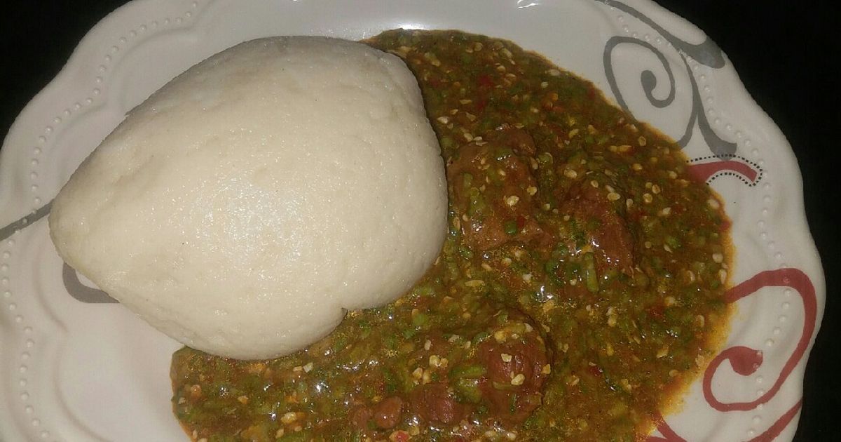 Tuwon Couscous Da Miyan Kubewa Danye Recipe by Haneefa Usman - Cookpad