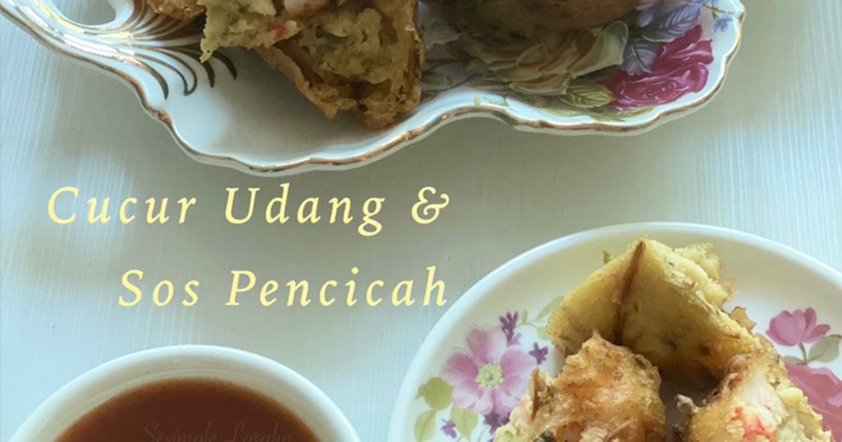 Resipi Cucur Udang & Sos Pencicah oleh Sesimple Loralin - Cookpad