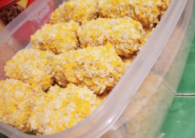 Resep Nuget kornet sapi homemade oleh Siti Hajar - Cookpad