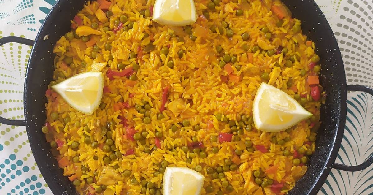 Paella con preparado - 80 recetas caseras- Cookpad