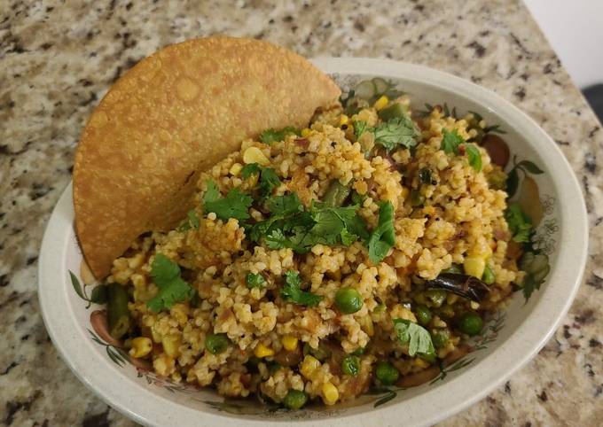 Veg Namkeen Daliya Recipe Recipe by Pooja Arora - Cookpad