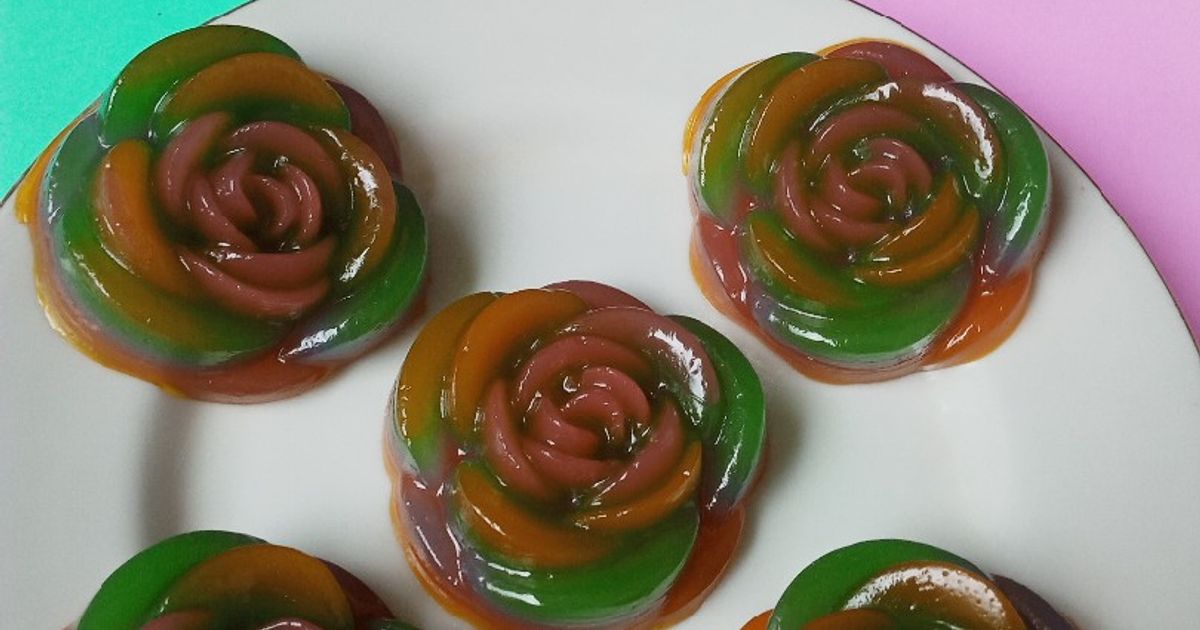 Resep Lapis Sagu Warna Warni oleh Sulis_UmmuSalma - Cookpad