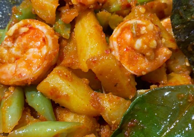 Resep Sambal goreng udang,kentang & buncis oleh Margareth Juniarti - Cookpad