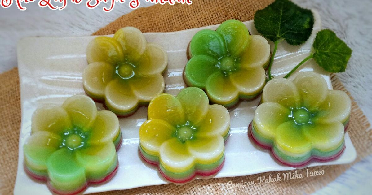 Resep Kue Lapis Sagu Pandan oleh Erika Damayanti "Cemilan Kakak Mika ...