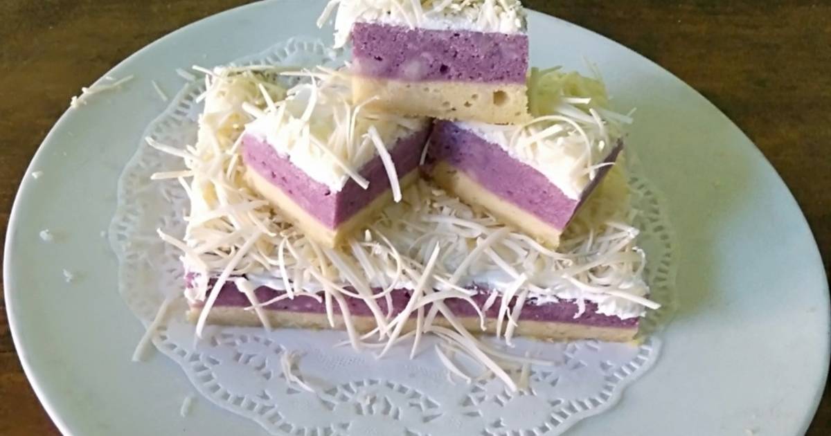 Resep Cake lapis talas ala emak viol oleh Viols Home Made - Cookpad