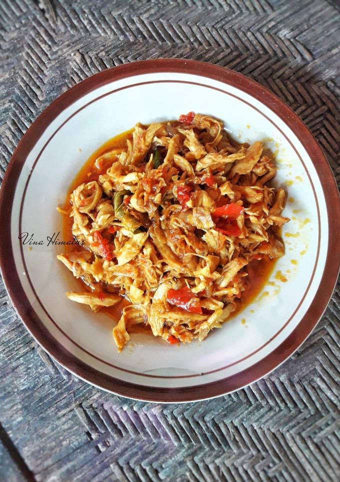 Resep Ayam Suwir Bumbu Bali oleh Vina Himatur - Cookpad