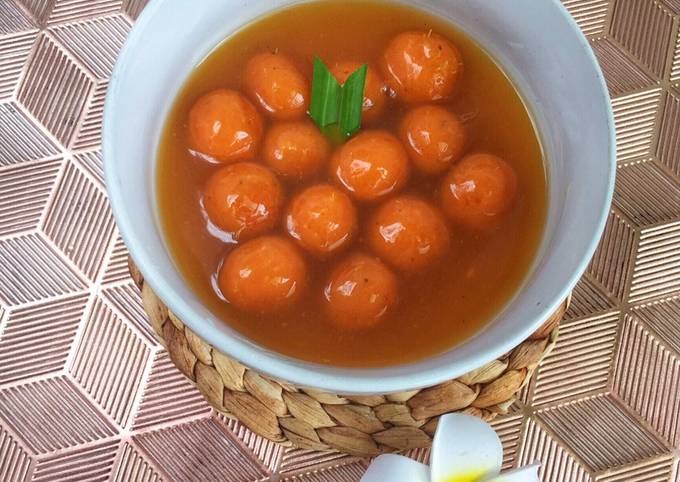 Resep Bubur Candil Ketela Orange oleh Lse Lusia - Cookpad