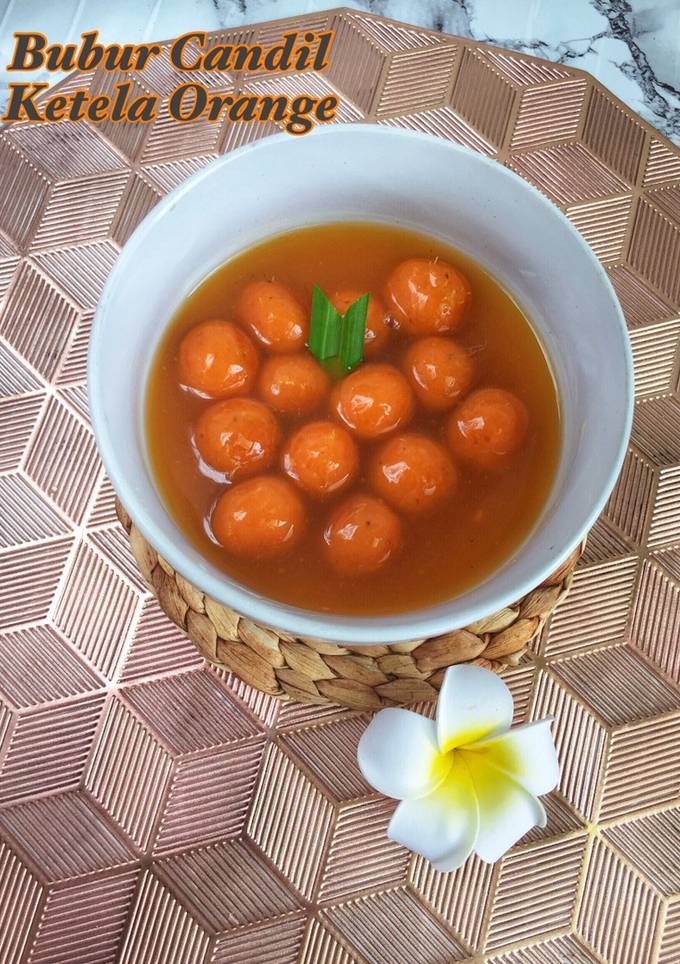 Resep Bubur Candil Ketela Orange oleh Lse Lusia - Cookpad