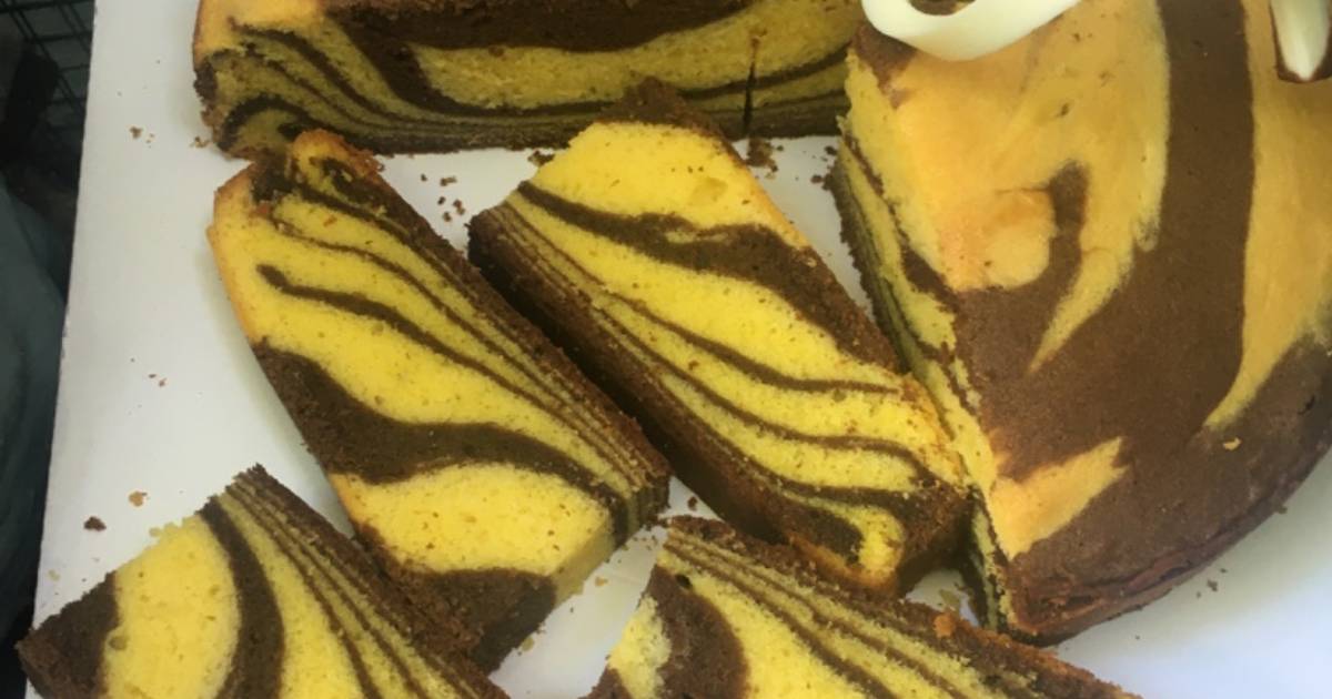 26 resep tips bolu zebra enak dan mudah - Cookpad