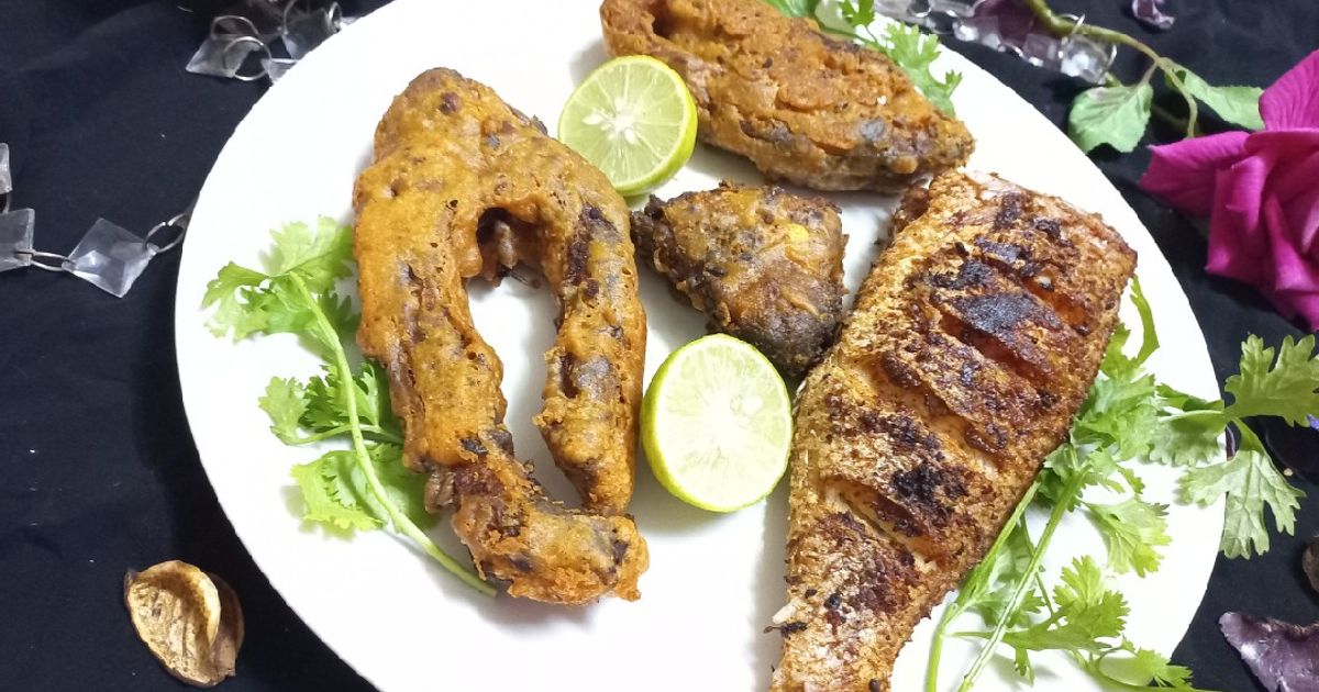 Besan Main Fry Fish 🐟 😋 Recipe by Naila Asif - Cookpad