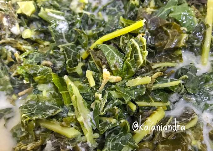 Resep Sayur Daun Pepaya Kuah Santan oleh Kaianiandra - Cookpad