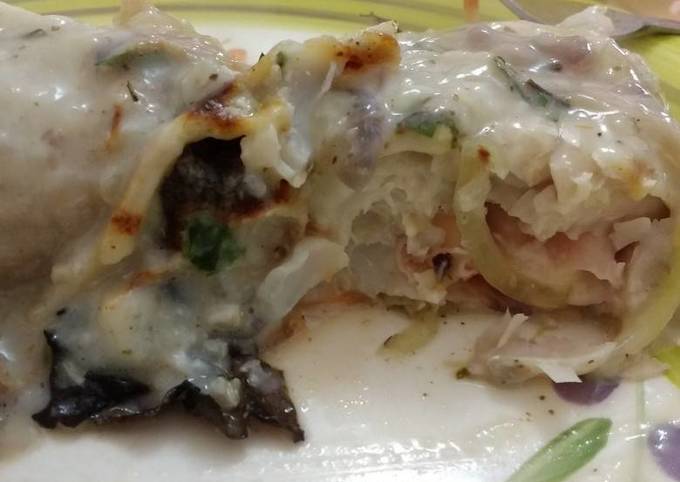 Pescado relleno Receta de Yese Cuesta- Cookpad