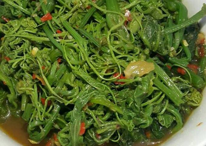 Resep Pucuk labu belacan oleh Vivi Piepie - Cookpad