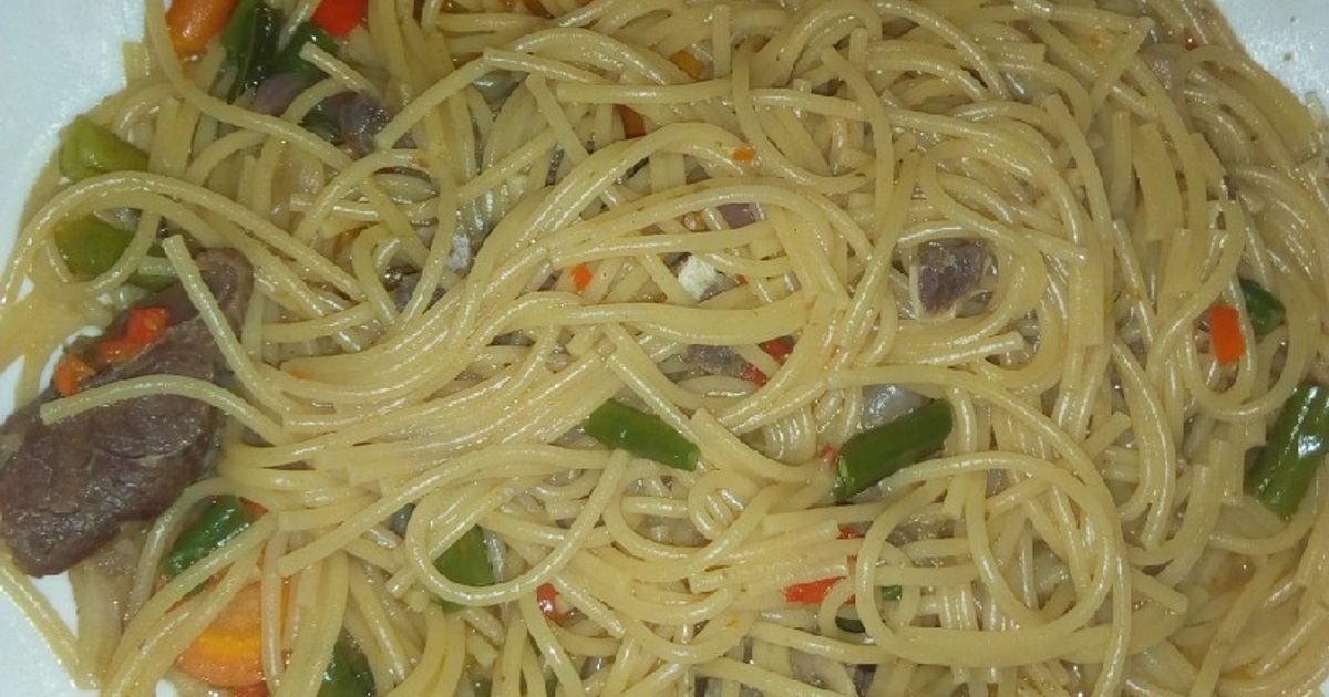 Spaghetti Jellop Recipe by fatima mahmud isa - Cookpad